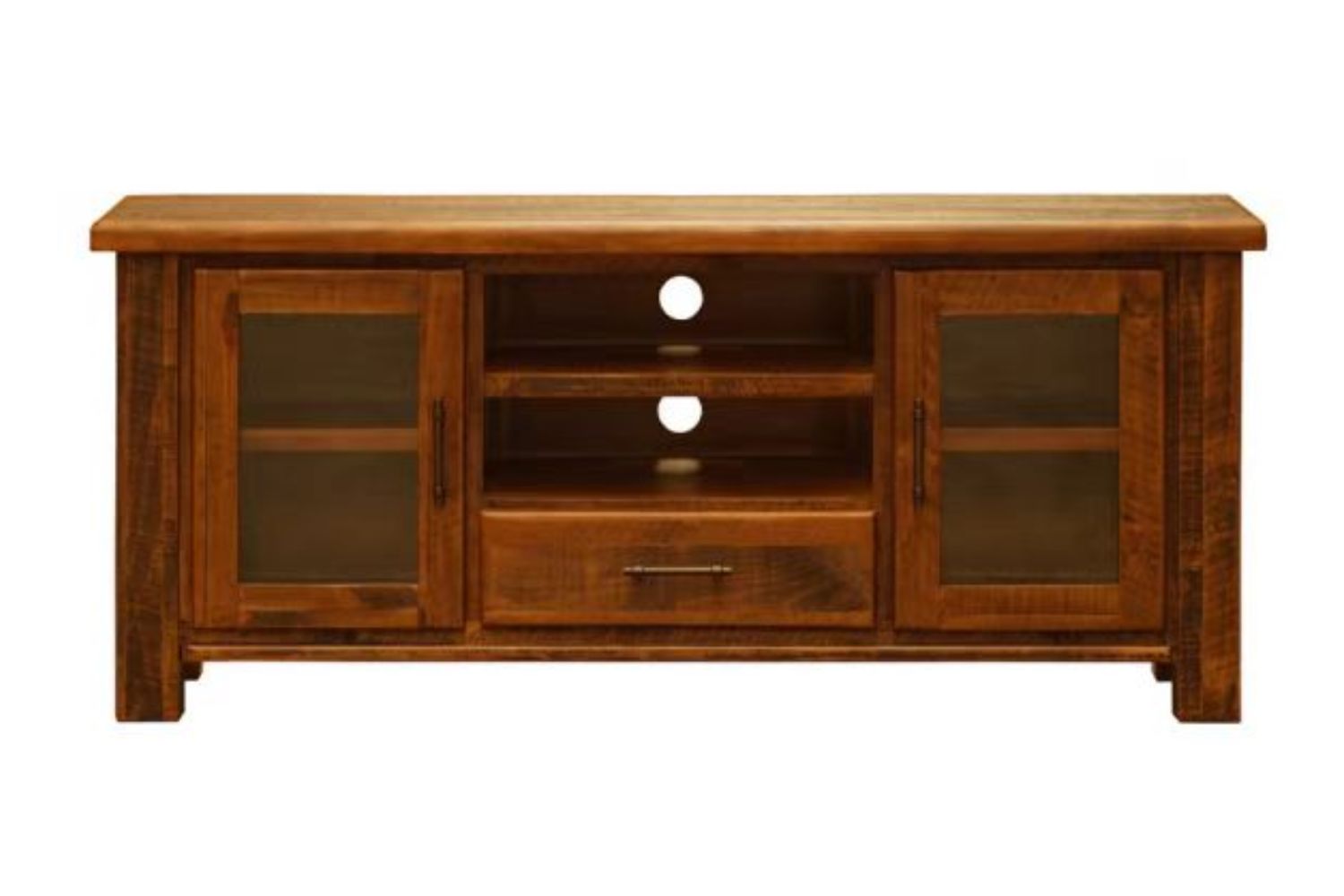 FLINDERS 1.5M Solid Pine Wood Small TV Unit
