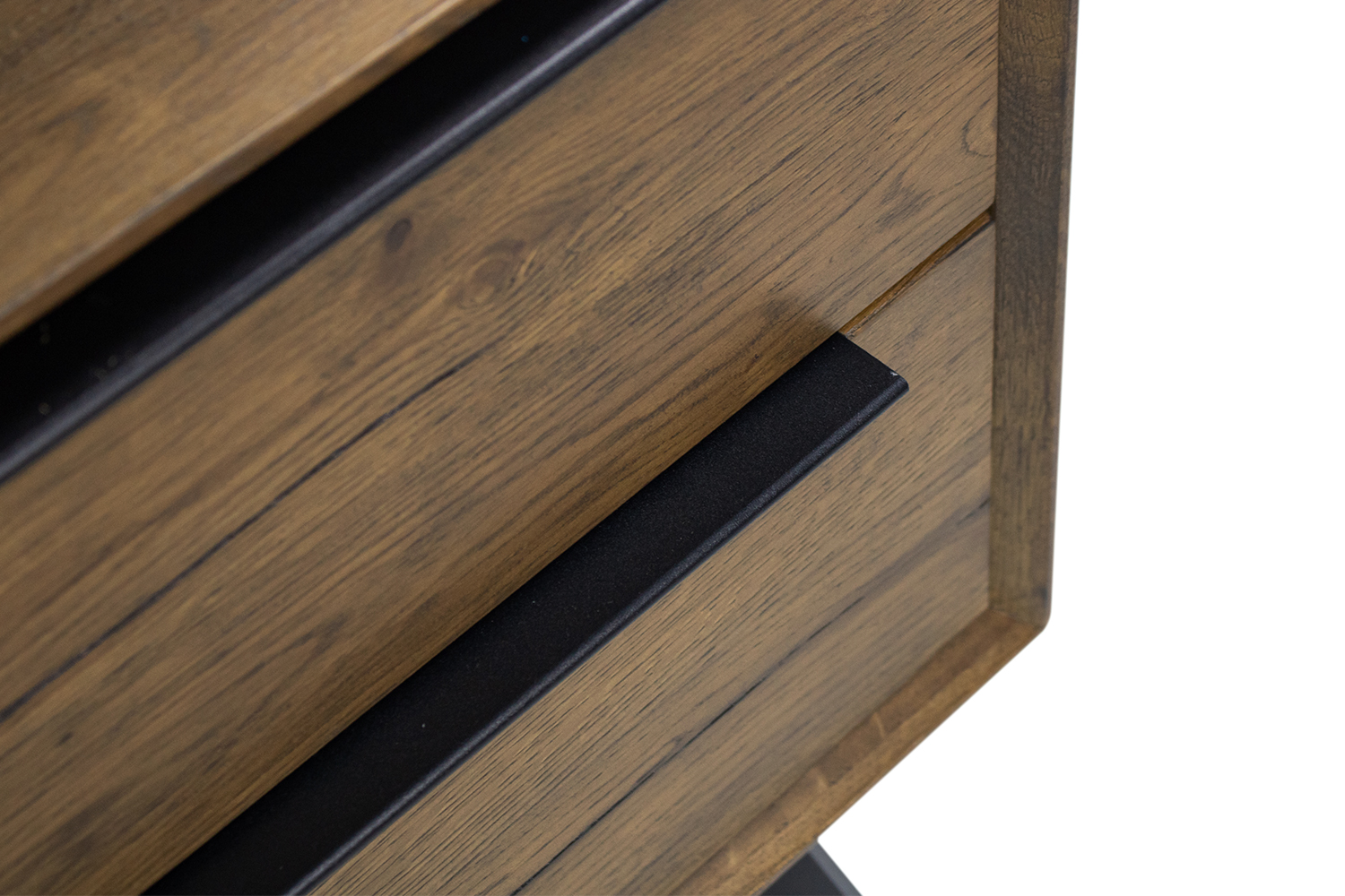CLEVEDON 2-Drawer Solid Oak Bedside Table