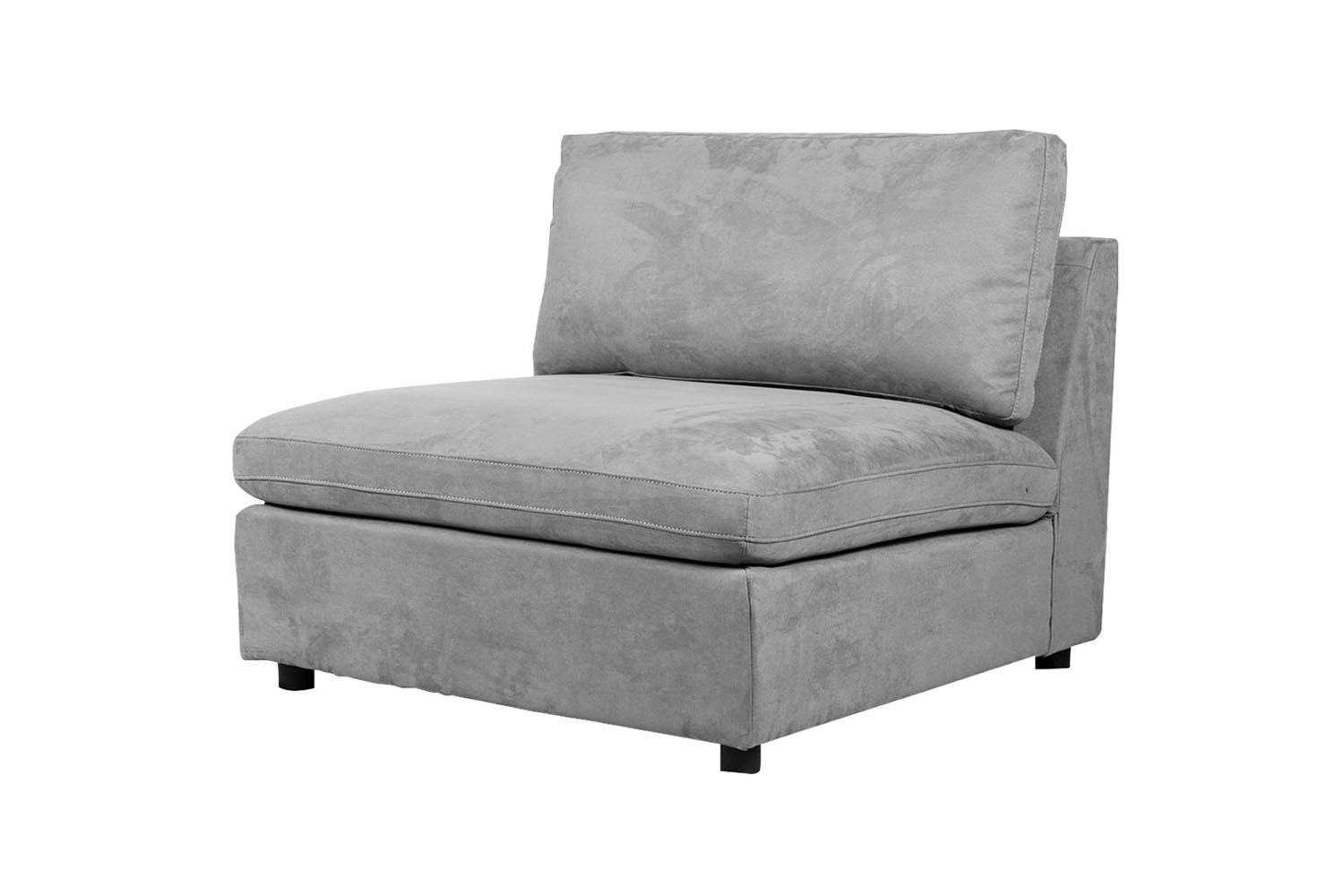 ASPECT Nappa Fabric Memory Foam Sectional Modular Sofa Range (Grey)
