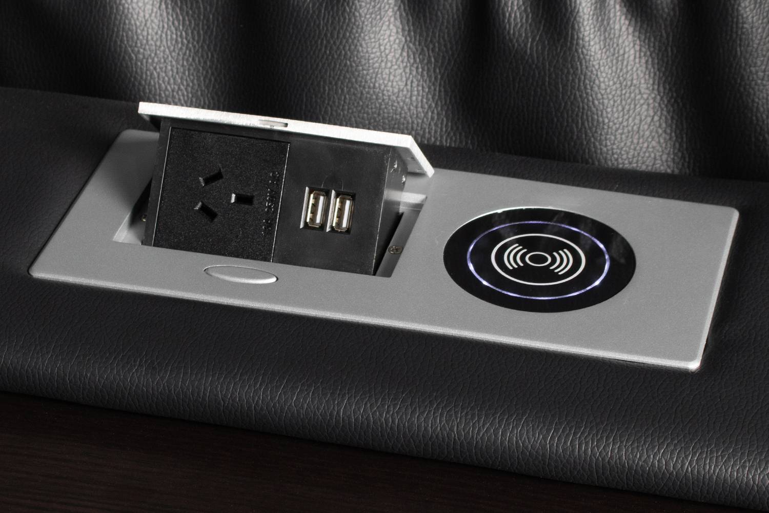 MONROSE Air Leather Dual Motor Reclining Sofa Range with Bluetooth ...