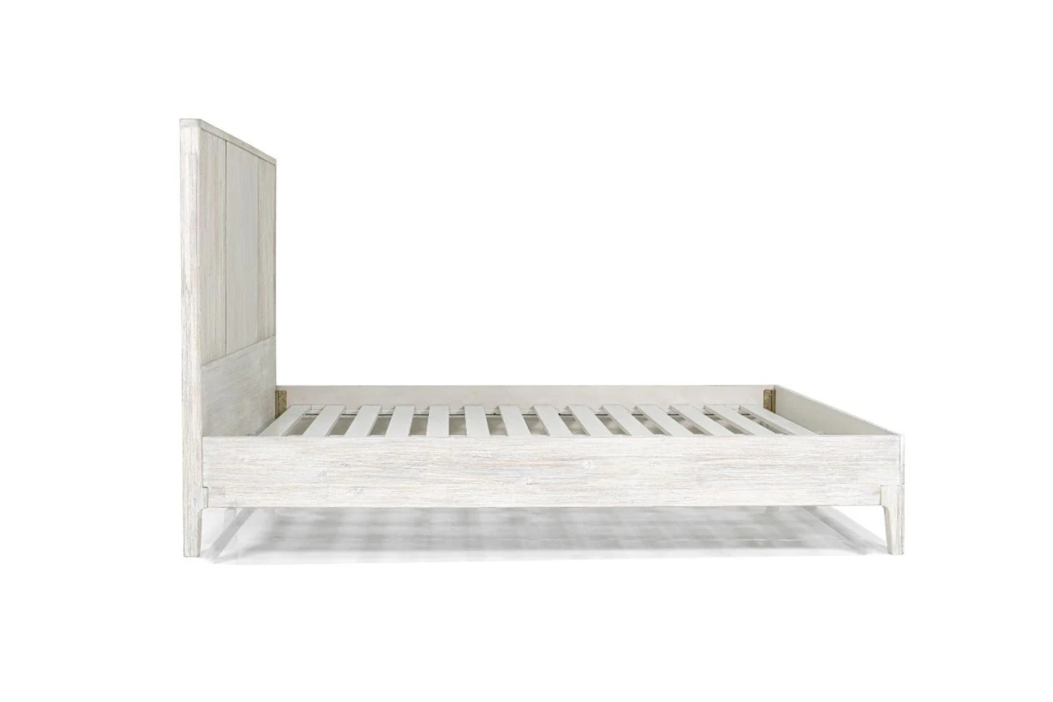ADRO Bed Frame (White Wash Finish) - King Size