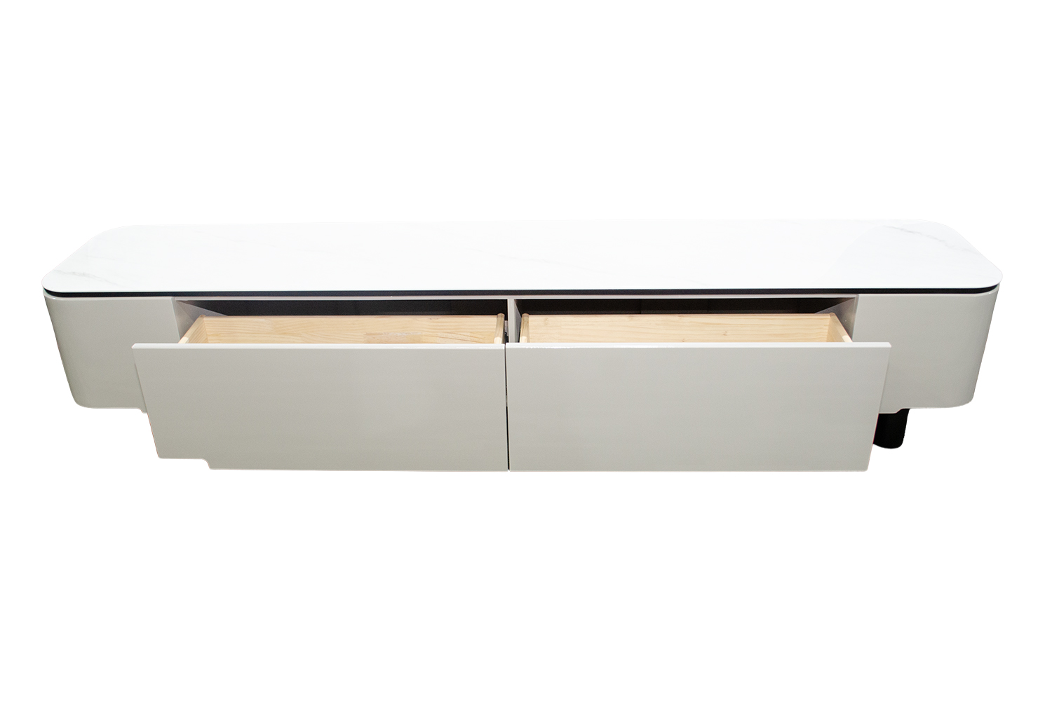 ARIANNA 200 Engineered Stone Top TV Unit with 2-Drawer