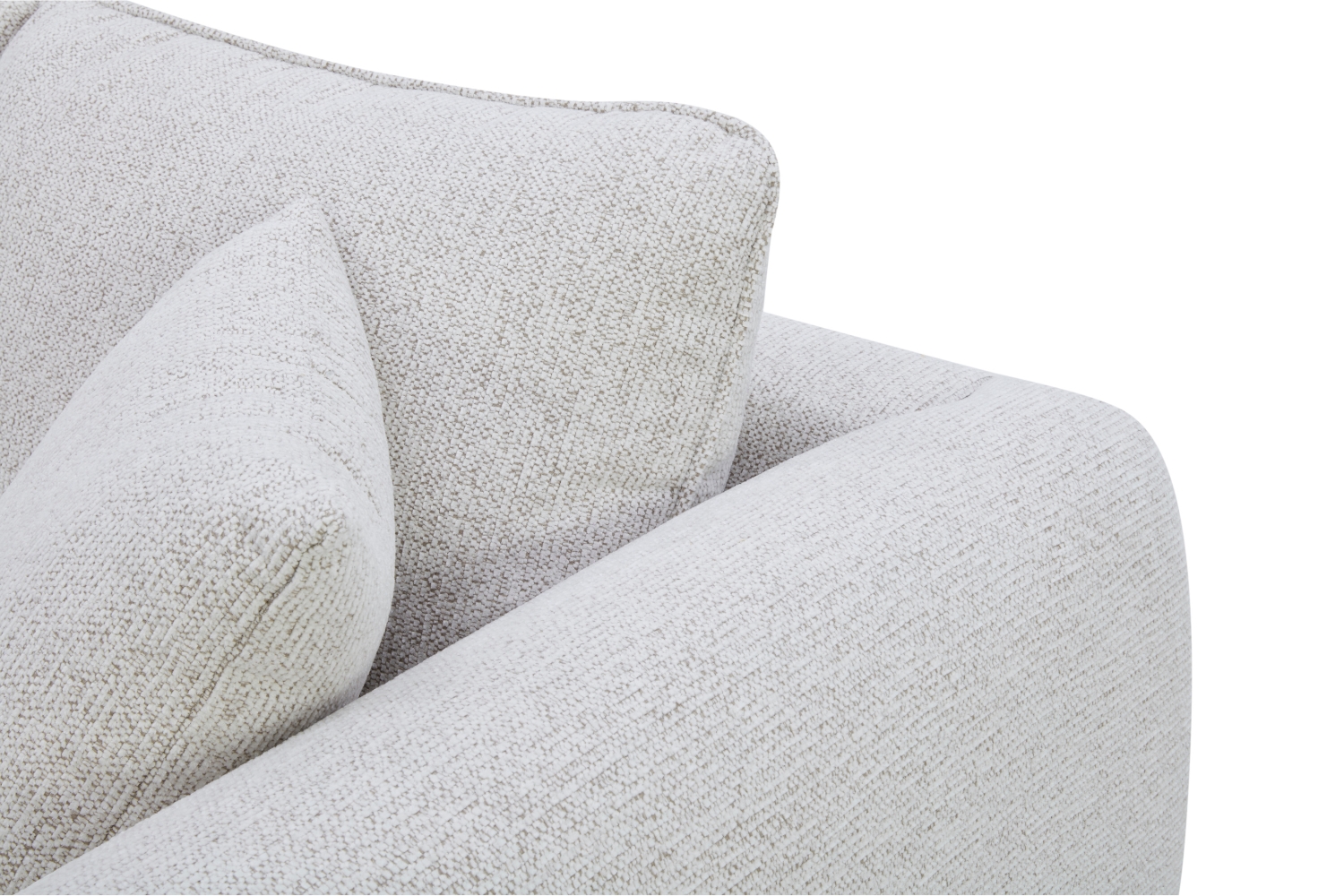 RIVANO 3/2 Seater Fabric Sofa Range (Off-White)