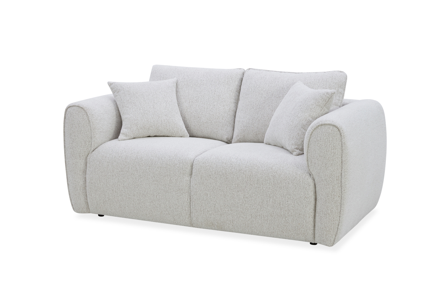 RIVANO 3/2 Seater Fabric Sofa Range (Off-White) - 3+2 Sofa Set