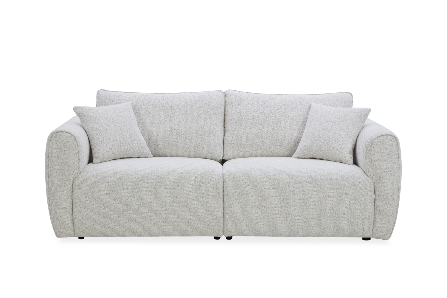 RIVANO 3/2 Seater Fabric Sofa Range (Off-White) - 3+2 Sofa Set