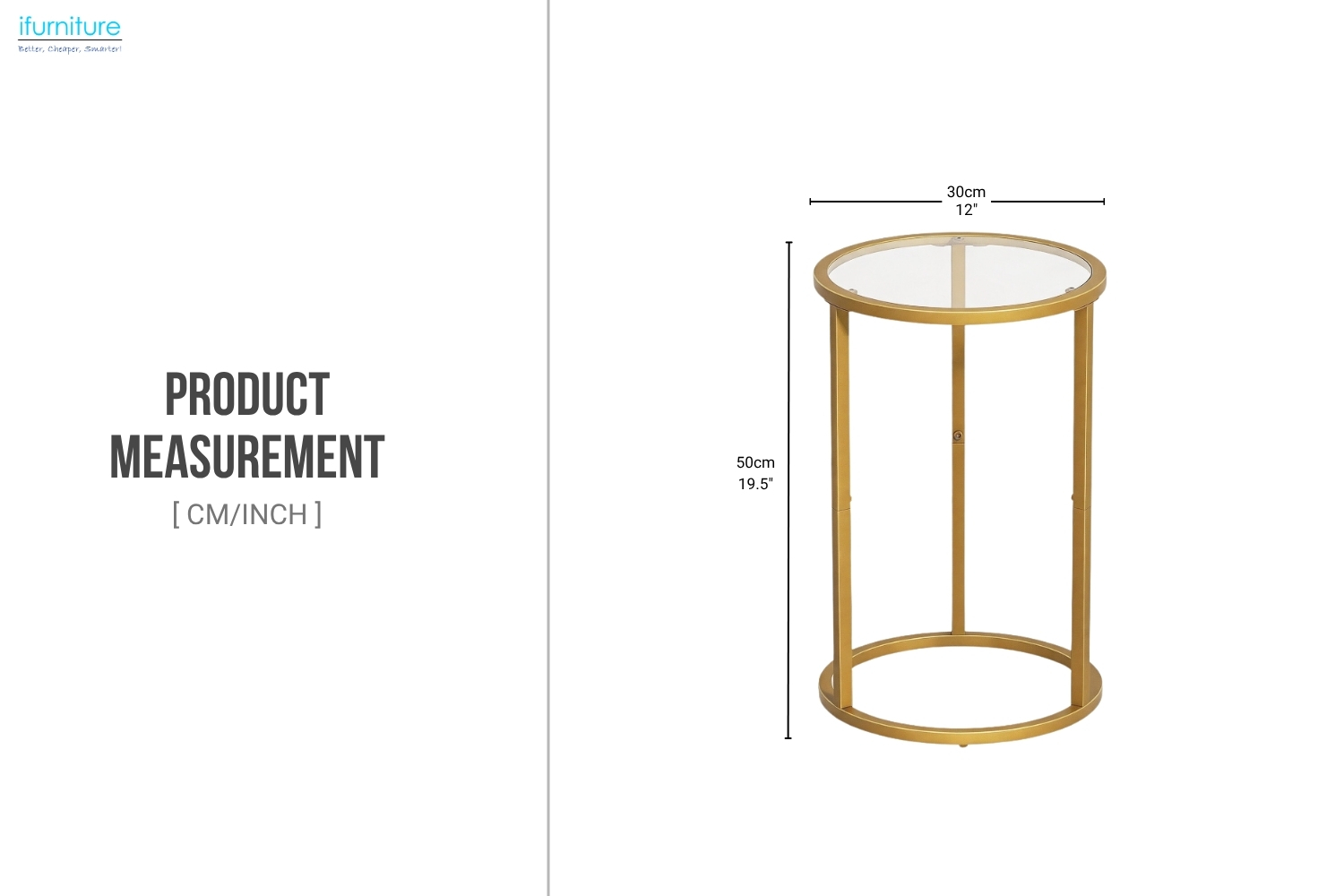 LUXE D30 Side Table