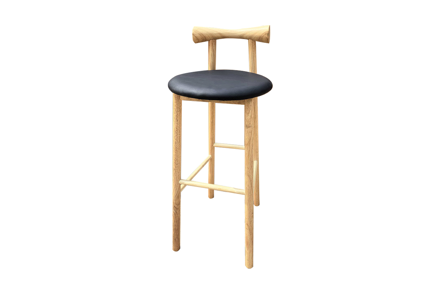 FIORD Solid Wood Bar Chair