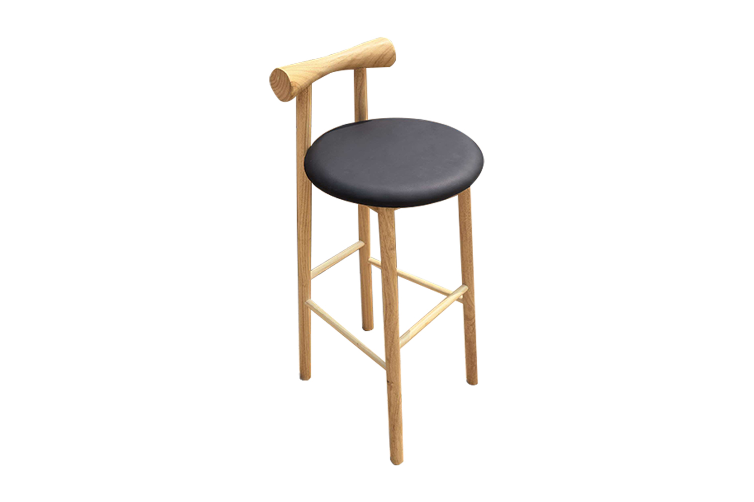 FIORD Solid Wood Bar Chair