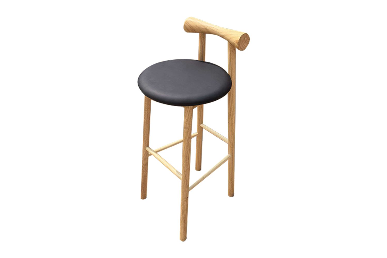 FIORD Solid Wood Bar Chair