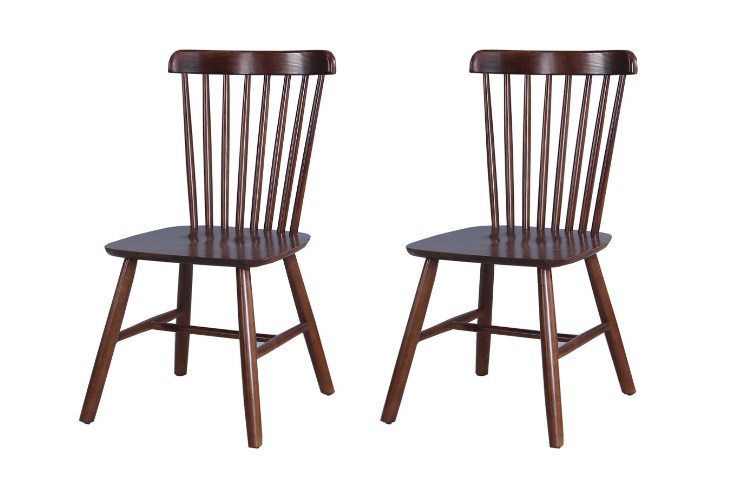WINDSOR Solid Wood Dining Chair (Walnut)